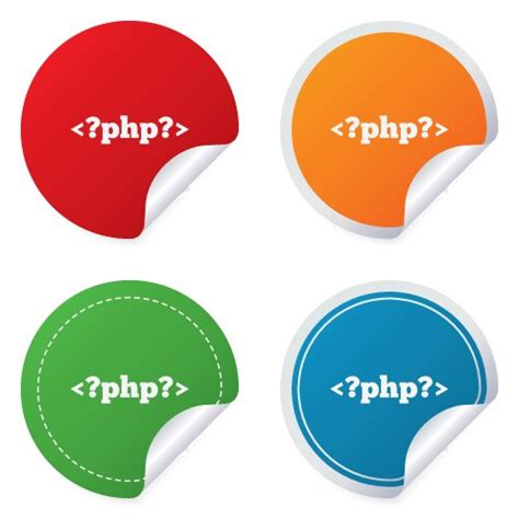 Php Sign Icon Programming Language Symbol Vector Image