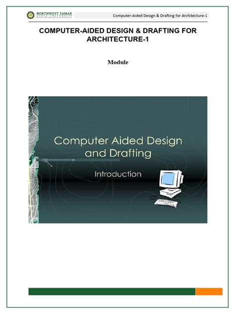 Cad 312 Module 1 Download Free Pdf Computer Aided Design