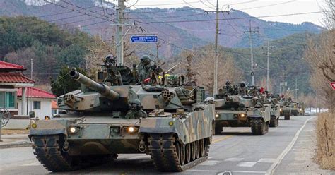 육군 20기갑여단 대규모 전술 기동훈련