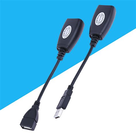 Extensor Usb A Rj45 Adaptador Extensor De Extensión Usb 2 0 De Hasta 150 Pies Walmart En Línea