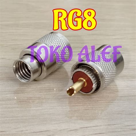 Jual Konektor Rg8 Konektor Kabel Antena Radio Rg 8 Cable Shopee Indonesia