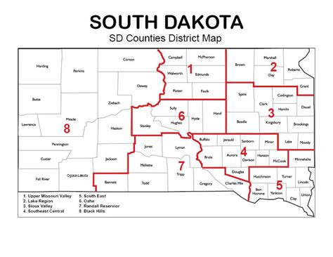 South Dakota House District Map At Michael Doxey Blog