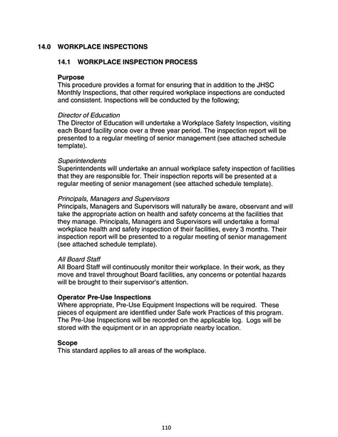 Safety Inspection Report Summary Workplace Inspection Training Program Ppt Download Safety