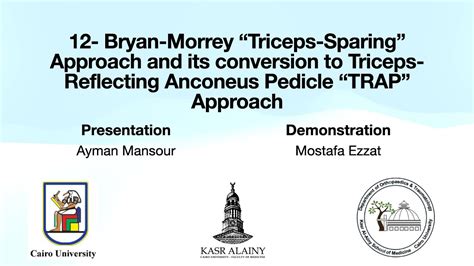 12 Bryan Morrey “triceps Sparing” Approach And Its Conversion To