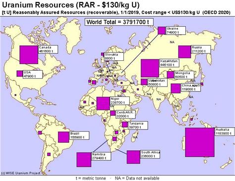 Australia Has More Uranium Deposits Than Russia Maps On The Web