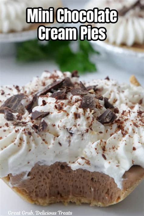 Mini Pies Cream Food Mini Apple Pies