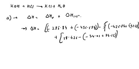 Solved A Calculate The Standard Heat Of The Neutralization Reaction Between Dilute