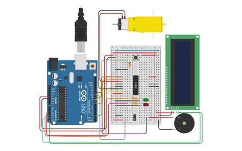 Circuit Design Simulador Pastillero Tinkercad