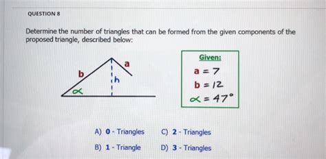 Solved Questions Determine The Number Of Triangles That Can