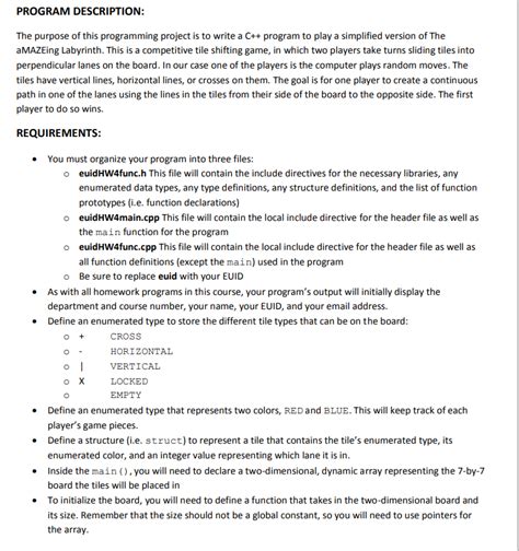 Solved He Purpose Of This Programming Project Is To Write A