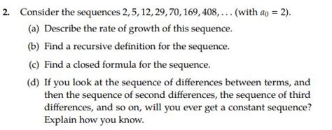 2 Consider The Sequences 25122970169408