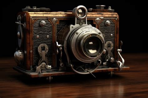 Premium Ai Image Old Camera