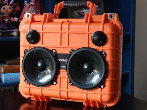 Waterproof Bluetooth Boombox Speaker Pelican Style Case 130 Watts Etsy