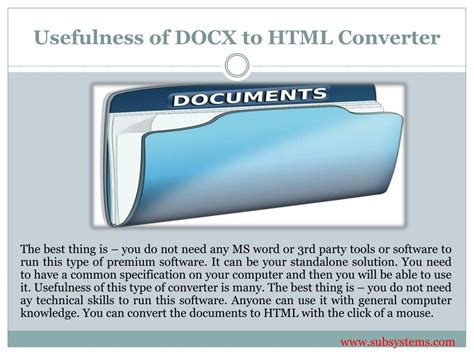 Ppt Docx Html Converter Useful For Multiple Commercial Uses Powerpoint Presentation Id