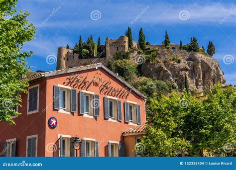 Cassis Castle And Hotel Along Mediterranean Sea Editorial Stock Image