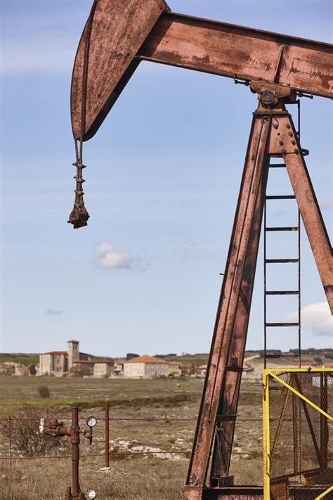 Oil Pumping Machine Pump Jack Petroleum Extraction Global Warming Stock Photo Image Of Fuel