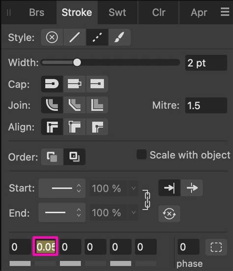 Shape Preset Unavailable And 05 In Dotted Line Dialog Desktop Questions Macos And Windows