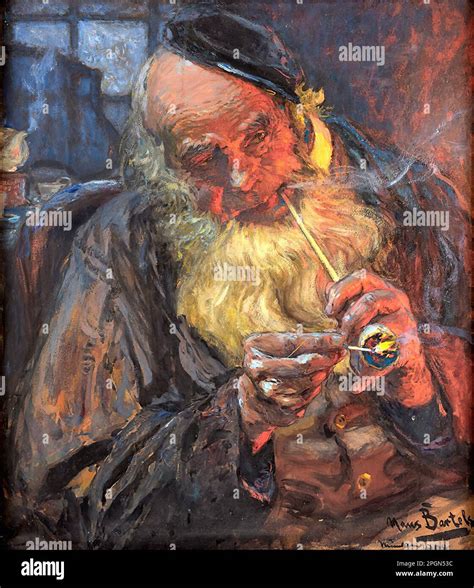 Bartels Hans Von The Old Lighthouse Keeper German School 19th