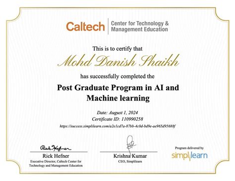 Danish S On Linkedin Ai Machinelearning Postgraduate Continuouslearning Techinnovation