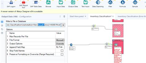 unable to open file for write alteryx community