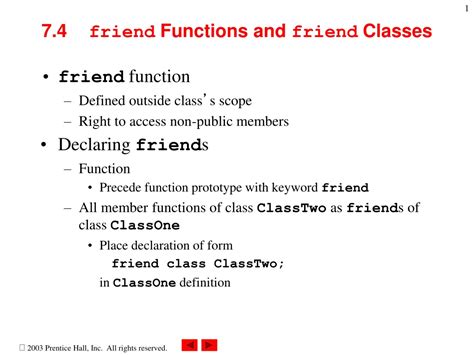 Ppt Friend Functions And Classes In C Powerpoint Presentation Free