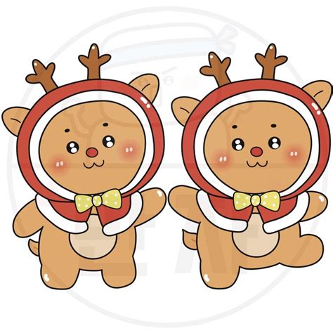 [컷도안] 행복한 루돌프 만자디자인