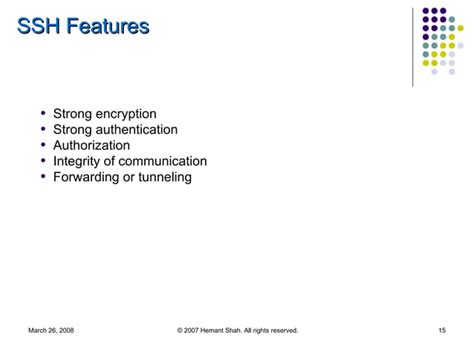 Introduction To Ssh Ppt Operating Systems Computer Software And