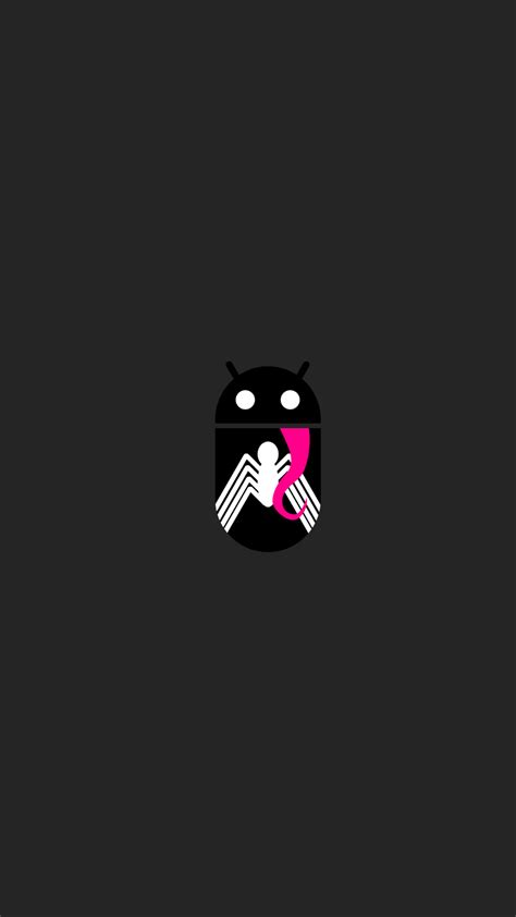 Wallpaper Black Illustration Minimalism Logo Android Operating