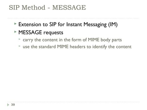 Sip Detailed Call Flows Architecture Descriptions Sip Services Sip Security Sip