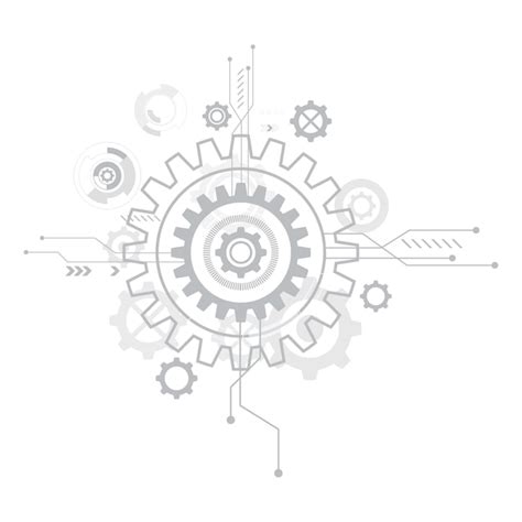 기어 로고 템플릿 벡터 아이콘 프리미엄 벡터