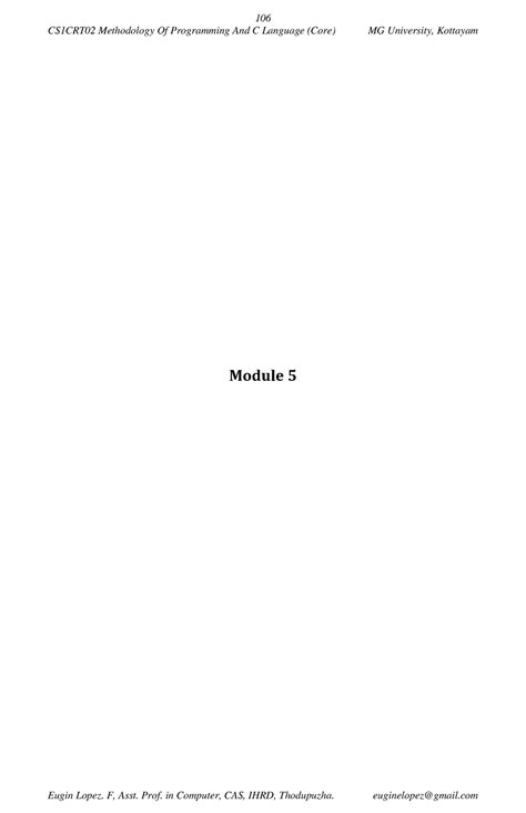 Module 5 Methodology Lecture Cs1crt02 Methodology Of Programming