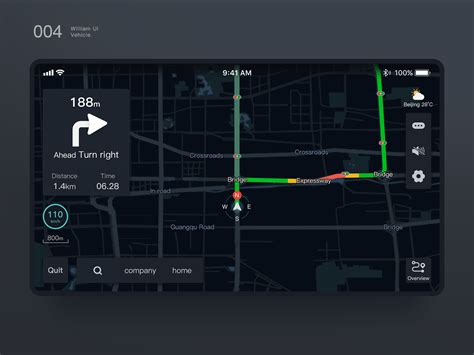 Vehicle UI Navigation By William Chen For CoCo On Dribbble