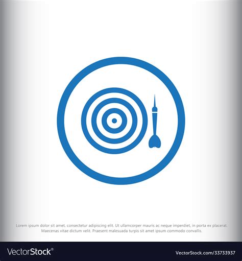 Dart Icon Royalty Free Vector Image Vectorstock Dart Icon Royalty Free Vector Image Vectorstock