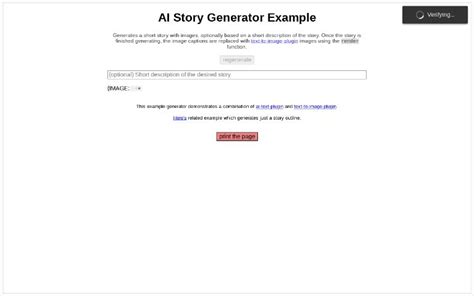 Ai Story Generator Example