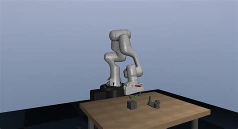 Franka Emika Panda Robot Employed In The Target Grasping Task In The