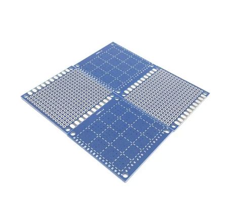 5pcs 5x5cm Blue Fr 4 Prototype Universal Circuit Pcb Board Breadboard Sm Components