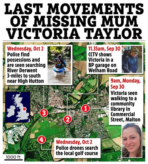 Timeline Shows Last Known Movements Of Victoria Taylor As Cctv Of
