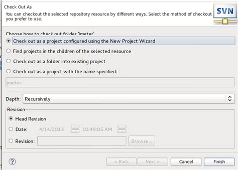 Installation Du Référentiel Svn Du Projet Jmeter Dans Eclipse Et Configuration Pour Le Lancement