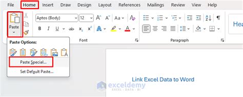 Integrating Excel Data Into Microsoft Word Dynamic Reports And Charts ExcelDemy