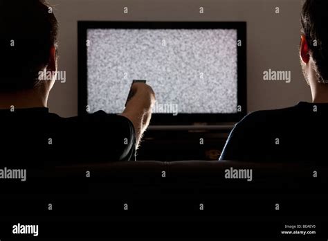 Tv Screen With Static Noise Hi Res Stock Photography And Images Alamy