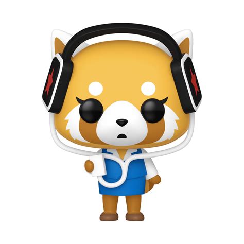 Pop Aggretsuko With Headphones Funko
