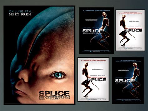 Splice Movie Poster 2023 Filmroom Decor Wall Artposter Tcanvas