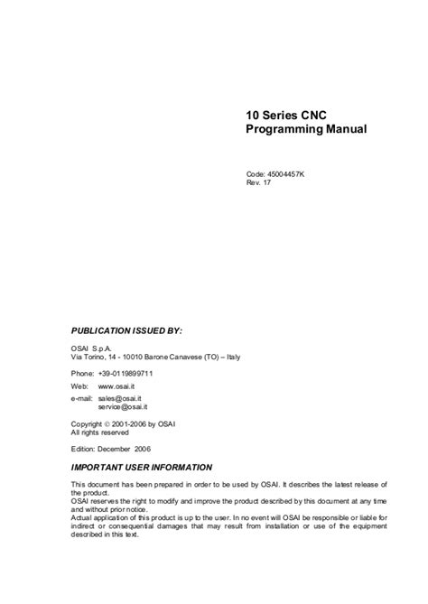 osai 10 cnc user manual