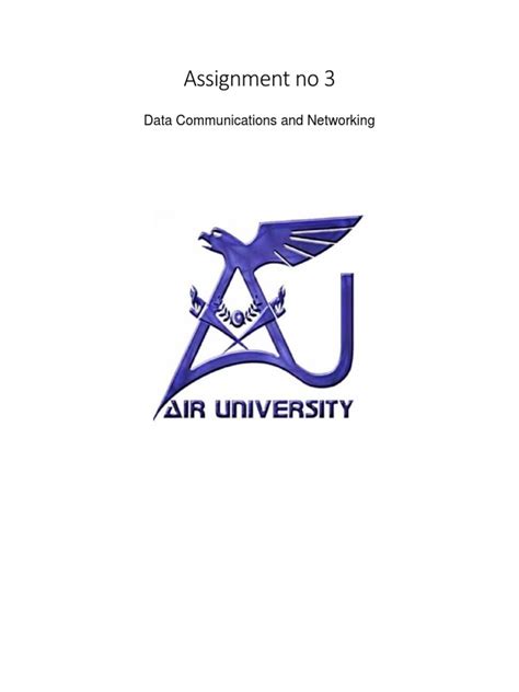 Assignment 3 Ccn Pdf Radio Propagation Wireless