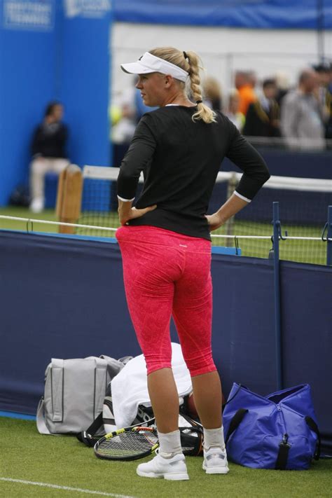 Caroline Wozniacki Training At The Aegon International In Eastbourne