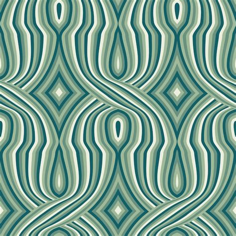 Premium Vector Seamless Geometric Pattern In Retro Style Vintage Abstract Background With