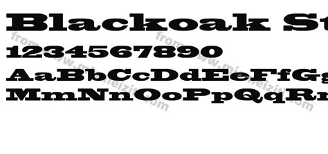 Blackoak Std字体免费下载 Blackoak Stdregular在线预览和转换生成器 免费字体网
