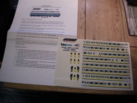 Electra Trains Formations Class 423 4 Vep 4 Car Emu Connex Livery