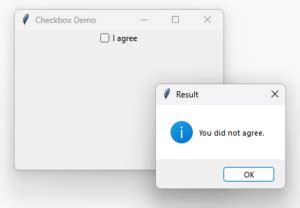 Tkinter Checkbox