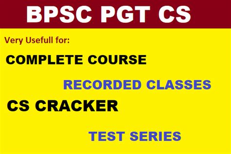 Bpsc Pgt Cs
